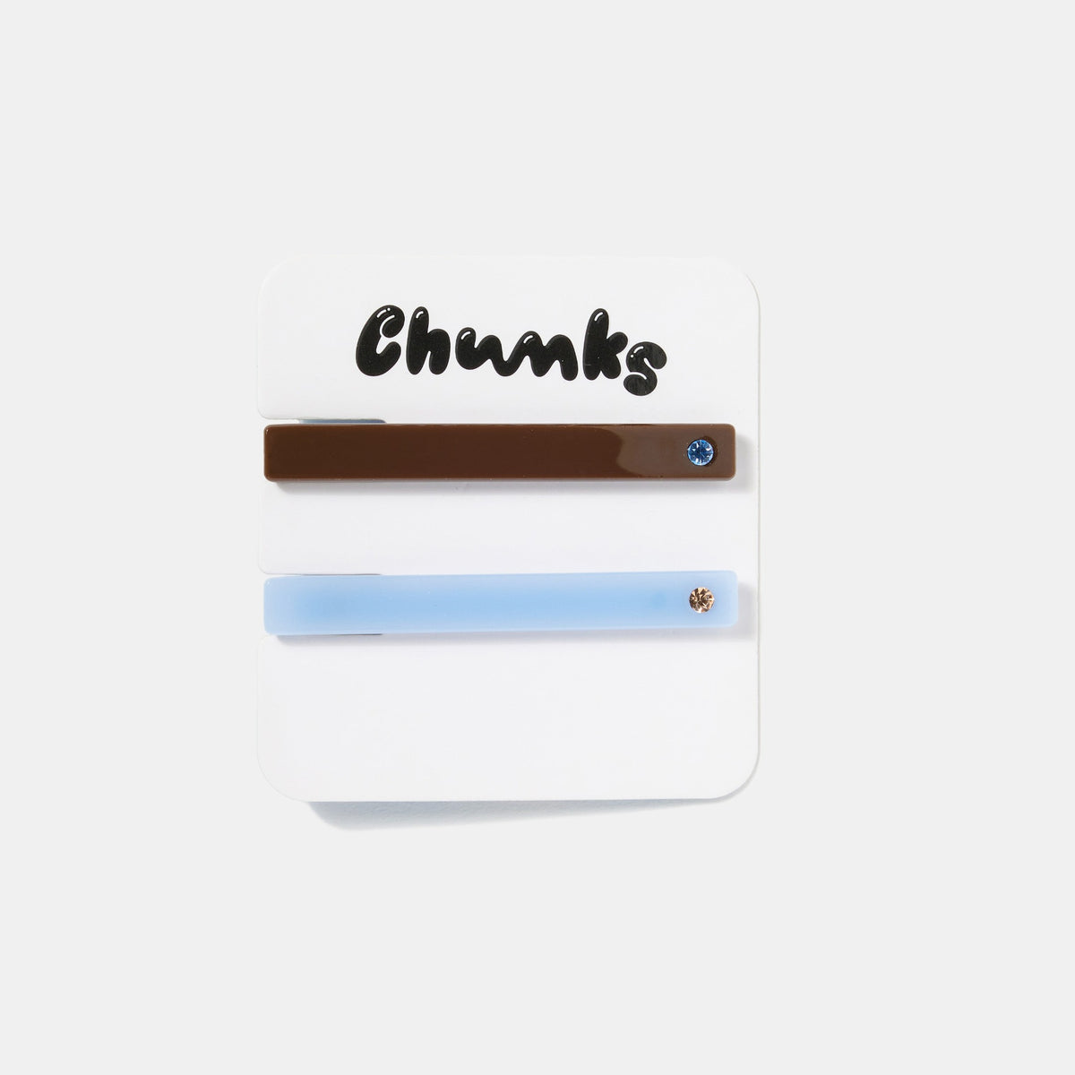 Allie Clips in Chocolate + Periwinkle – Shop Chunks