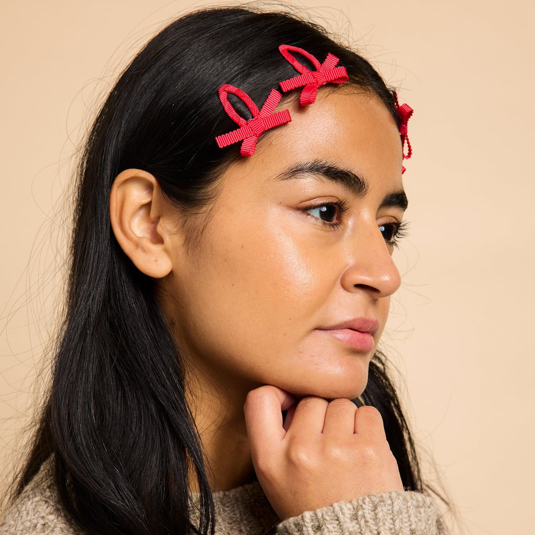 Bow Snap Clips in Cherry – Shop Chunks