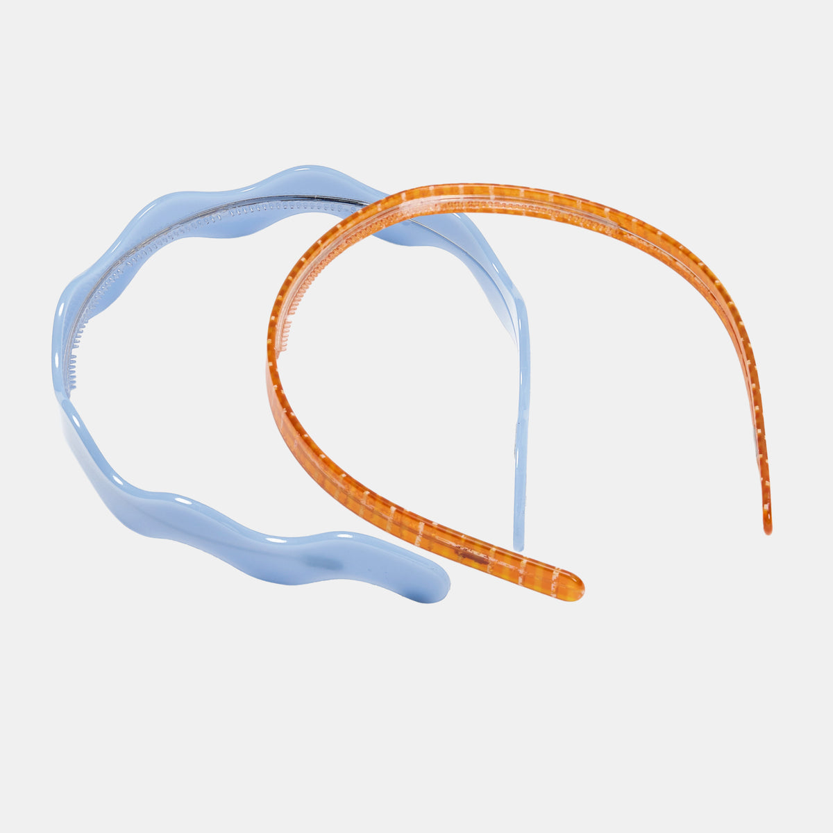 Wavy Periwinkle + Classic Caramel Plaid Headband Bundle – Shop Chunks