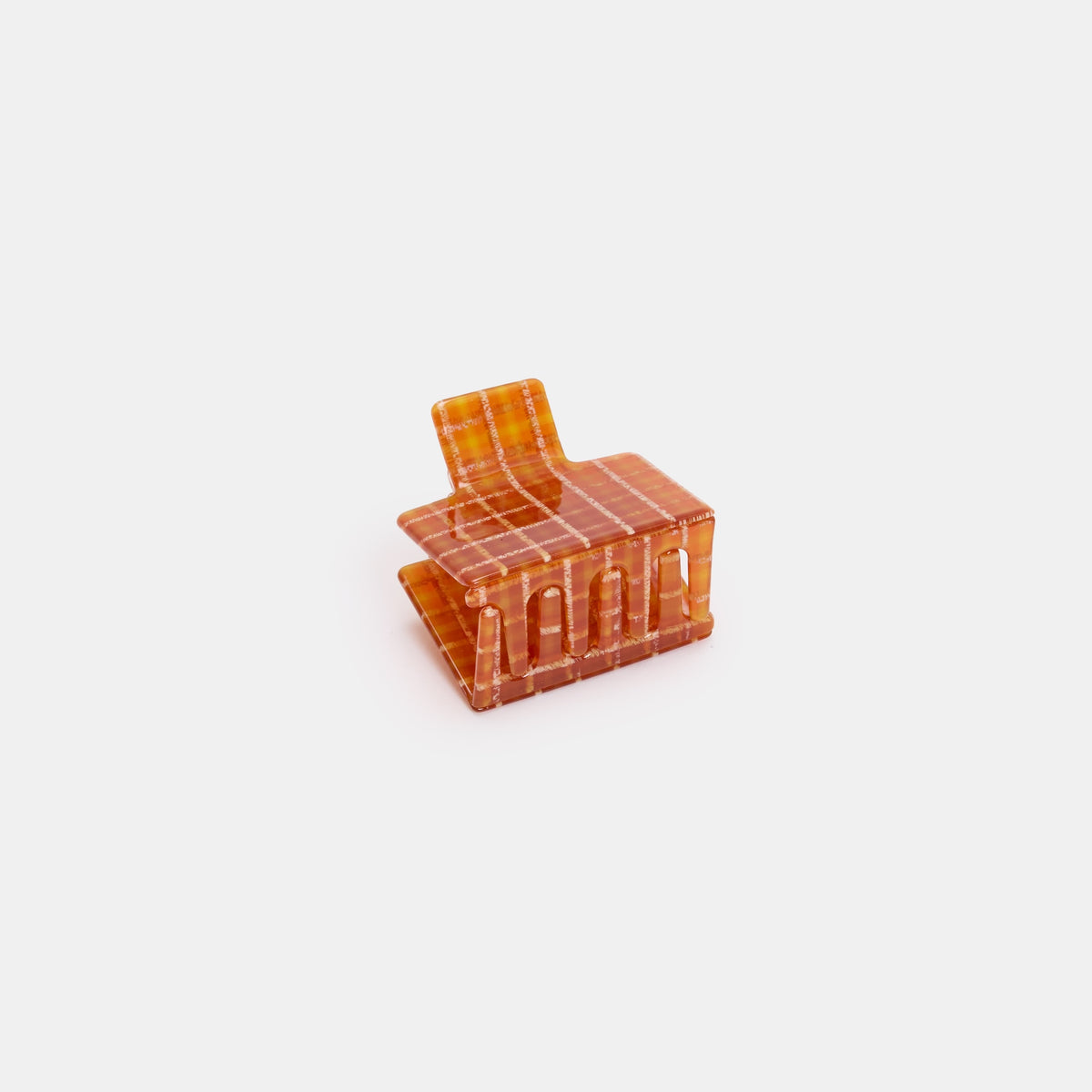 Midi Box Claw in Caramel Plaid – Shop Chunks