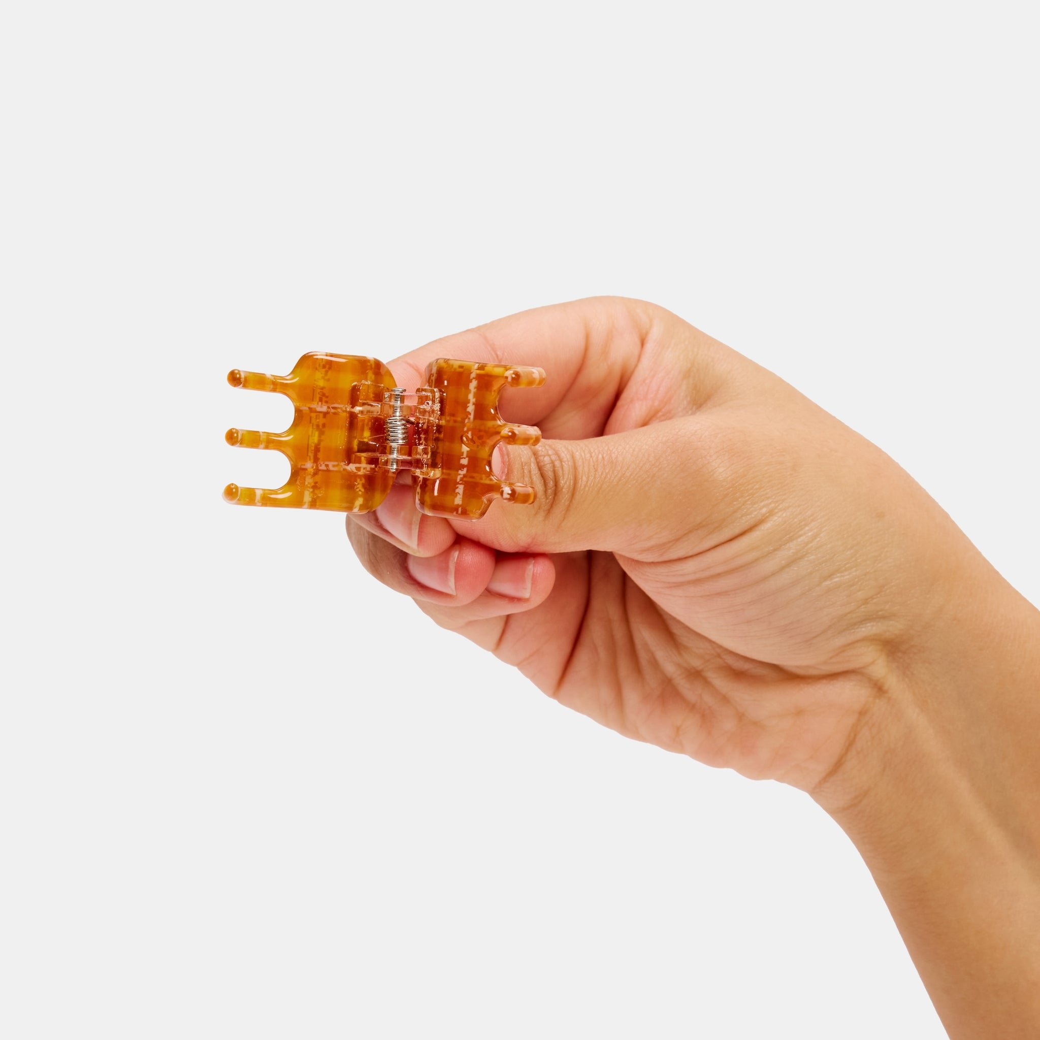 Mini Claw in Caramel Plaid – Shop Chunks