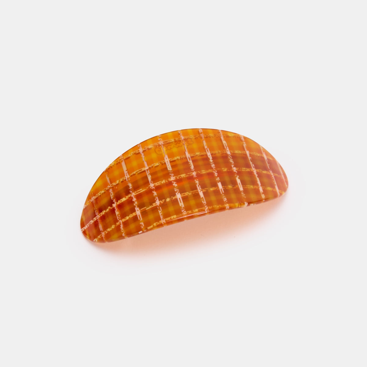 Oval Barrette in Caramel Plaid – Shop Chunks