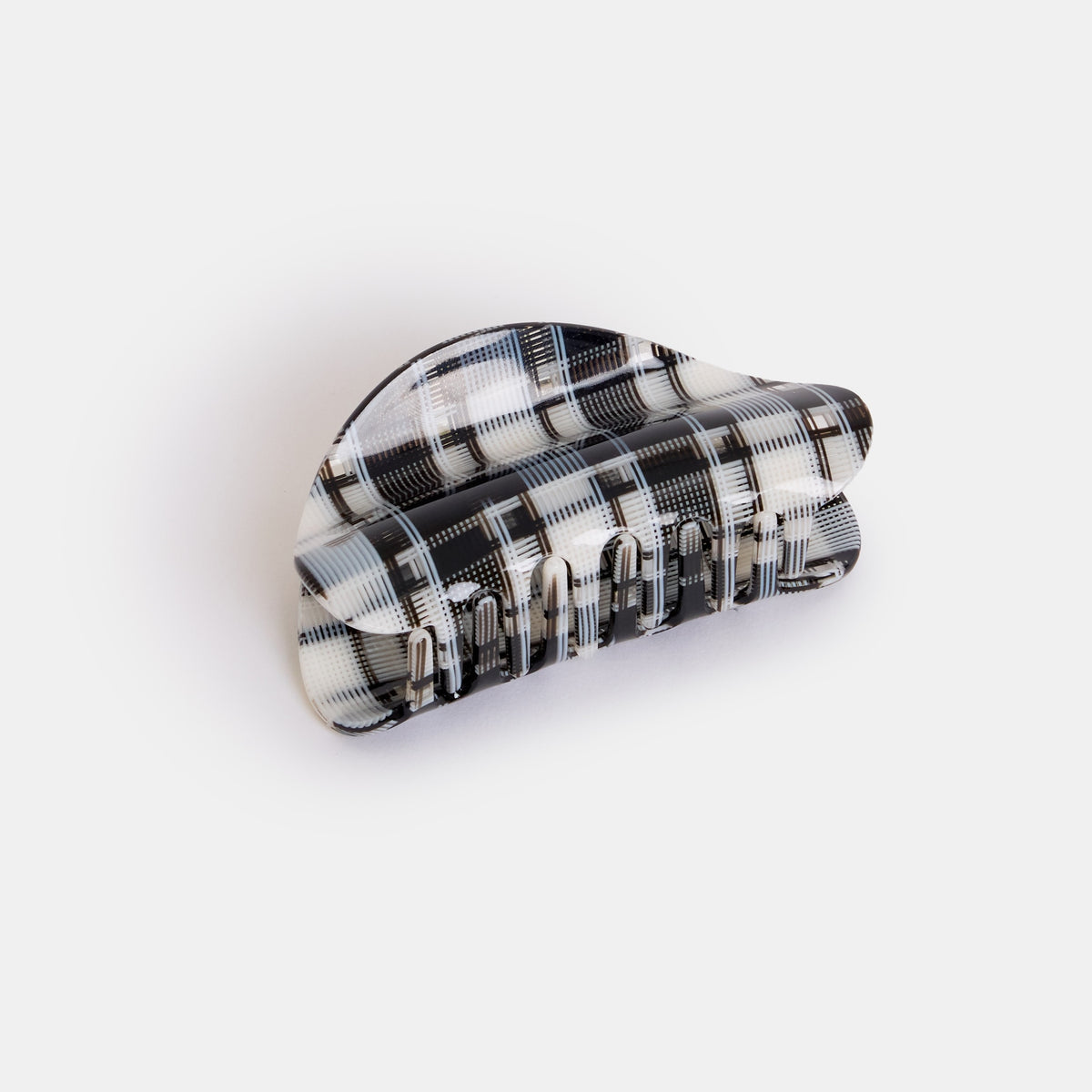 Suki Claw in Black + White Plaid – Shop Chunks